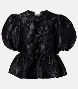 Ganni Ruffle Blouses
