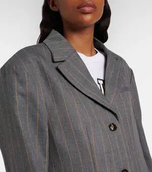 GANNI Pinstripe Blazer