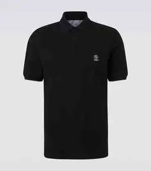 Brunello Cucinelli Logo Cotton Polo Shirt