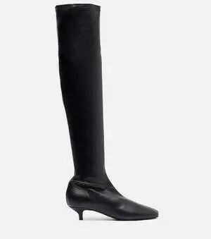 TOTEME Day Leather Over-the-knee Boots