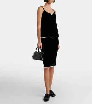 Prada Galleria Leather Top Handle Bag - Black