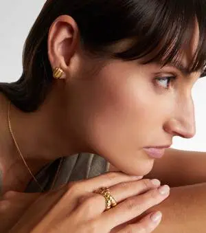 PAMELA ZAMORE Eos 18kt Yellow Earrings