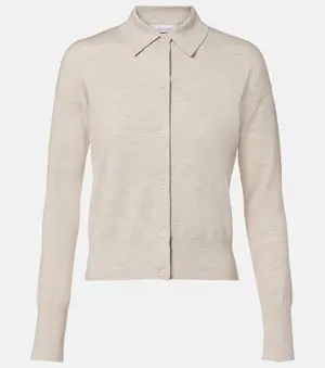 Max Mara Medeola Wool-blend Cardigan - Beige
