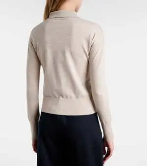 Max Mara Medeola Wool-blend Cardigan - Beige