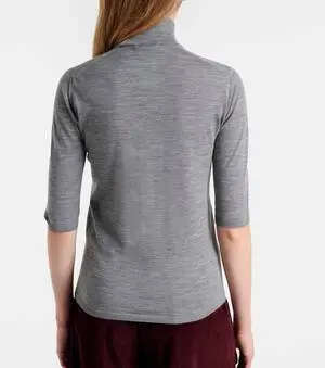 Max Mara Virgin Wool Turtleneck Sweater