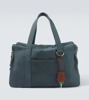 JW Anderson Cotton Canvas Duffle Bag - Blue
