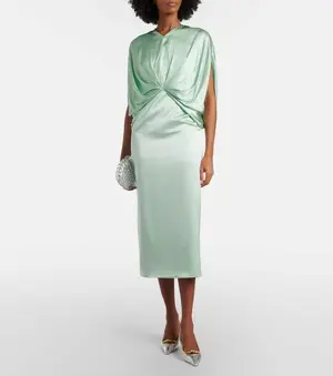 ROKSANDA Tari Gathered Silk Dress