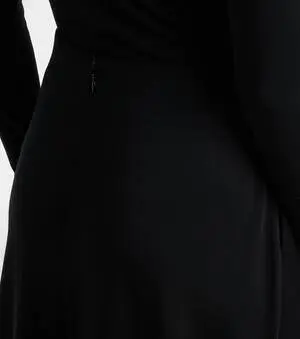 Max Mara Stilla Virgin Wool Maxi Skirt - Black