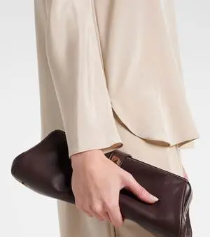 Max Mara Mitico Silk-blend Blouse - Beige