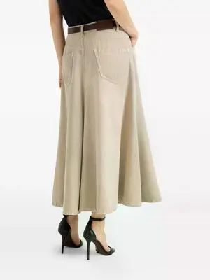Brunello Cucinelli Five-pocket Flared Skirt