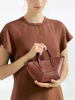 Brunello Cucinelli Mini Leather Tote - Pink