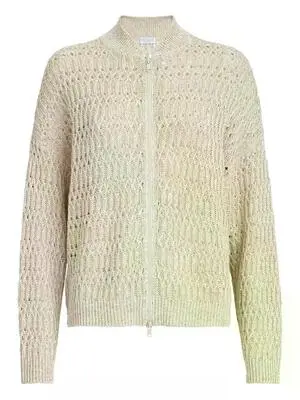 Brunello Cucinelli Zip-up Cardigan - Neutrals