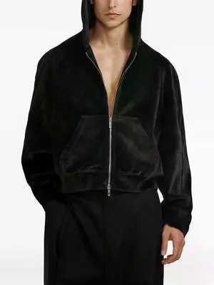 LGN LOUIS GABRIEL NOUCHI Velour Hooded Sweatshirt