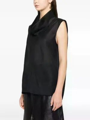 Helmut Lang Bias-cut Cowl-neck Top