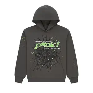 SP5DER Sp5 Punk Pullover Hoodie - Grey