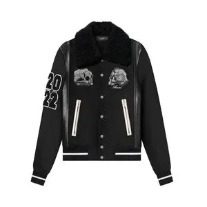 Amiri Wes Lang Skull Varsity - Black
