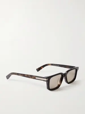 Zegna D-frame Acetate Sunglasses - Tortoiseshell