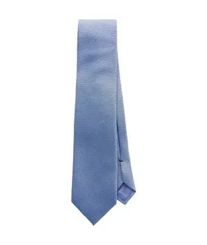 TOM FORD Silk-jacquard Neck Tie - Blue