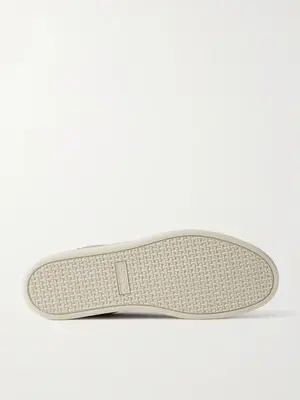 TOM FORD Warwick Perforated Suede Sneakers - Brown