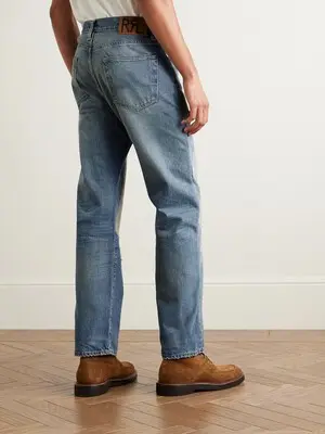 Ralph Lauren Straight-leg Panelled Selvedge Jeans