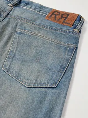 Ralph Lauren Straight-leg Panelled Selvedge Jeans
