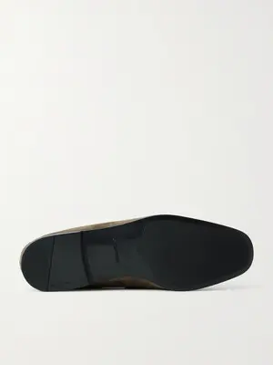 TOM FORD Suede Penny Loafers