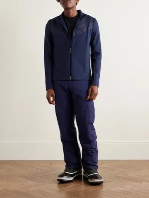 Kjus Formula Quilted Tech-jersey Jacket - Blue