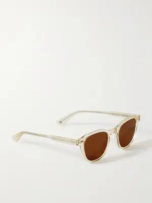 Garrett Leight Round-frame Acetate Sunglasses - Neutrals
