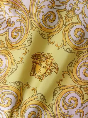 Versace Printed Silk-twill Shirt - Pink