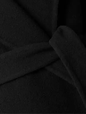 Alaïa Hooded Belted Wool Coat