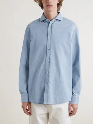 Brunello Cucinelli Denim Shirt - Blue