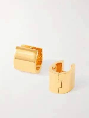 TOTEME Petite Signature Hoop Earrings - Gold