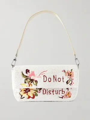 Staud Embroidered Shoulder Bags