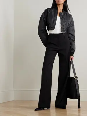 Sportmax Cropped Shell Bomber Jacket