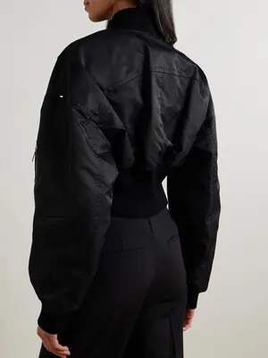 Sportmax Cropped Shell Bomber Jacket