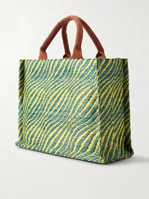 Marni Basket Small Jacquard Tote