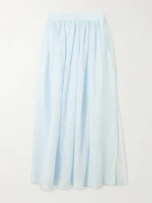LEMLEM Freye Cotton Midi Skirt