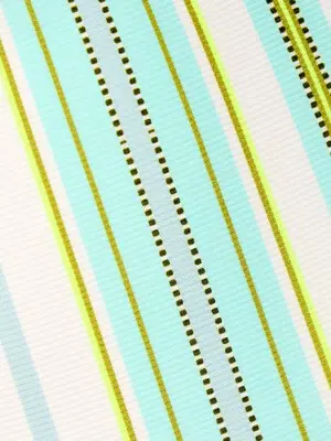 LEMLEM Ava + Elsi Printed Ribbed Recycled Bikini - Green