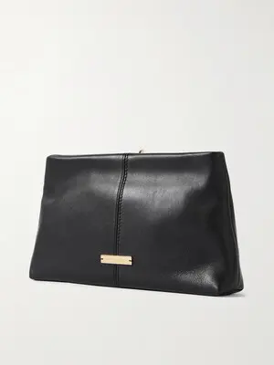 LOEFFLER RANDALL Corrine Gathered Leather Shoulder Bag