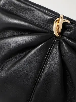 LOEFFLER RANDALL Corrine Gathered Leather Shoulder Bag