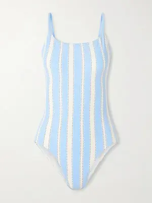 LEMLEM Elene Striped Swimsuit - Blue