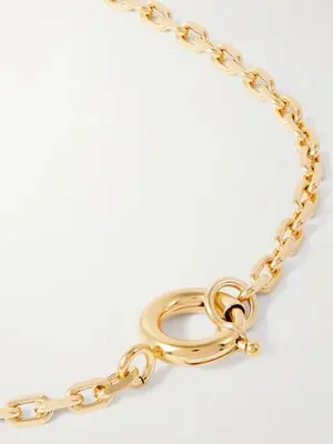 Isabel Marant Gold-tone Bone Pendant Necklace