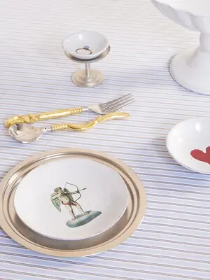 ASTIER DE VILLATTE John Derian Cupid Ceramic Plate