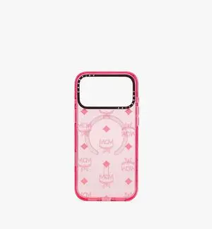 Mcm Iphone 17 Pro Max X Casetify Monogram Impact Iphone Case - Pink