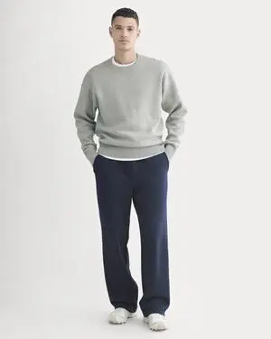 Everlane Luxe Fleece Pull-On Sweatpant Deep Navy