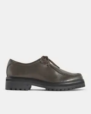 Everlane Leather Lug Chukka - Deep Brown