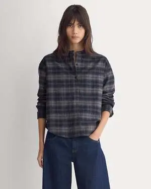 Everlane Flannel Shirt - Black/navy