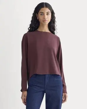 Everlane Dolman Top - Deep Plum