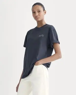 Everlane X Peace & Quiet Graphic Logo T-shirt - Navy