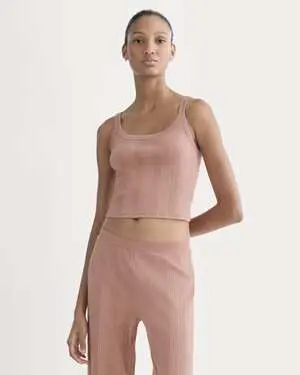 Everlane Lounge Rib Tank Top - Ash Rose